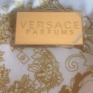 Versace | Bags | Versace Parfums Gold Bag | Poshmark